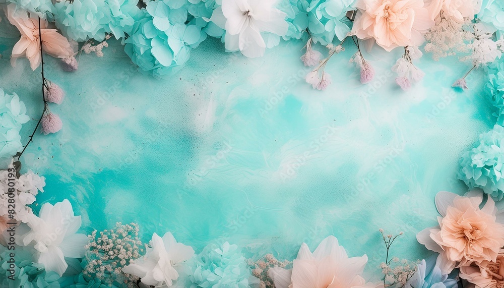 flower frame border was created for Sarah, designed in a rustic texture ...