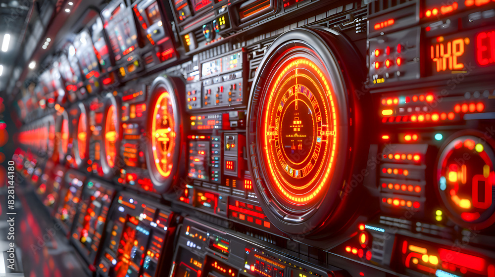 Control Room: The Nerve Center of a Complex Operation Stock Photo ...