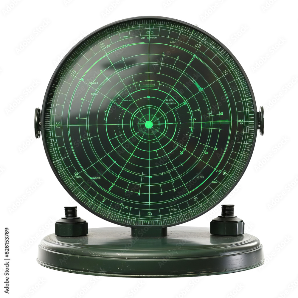 isolated white background of radar Stock Photo | Adobe Stock