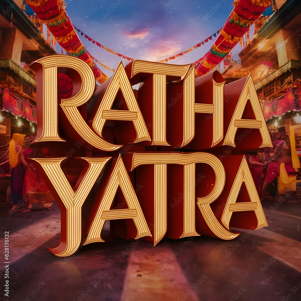 Rath Yatra Festival of Typography Rath Yatra or Ratha Yatra the annual ...