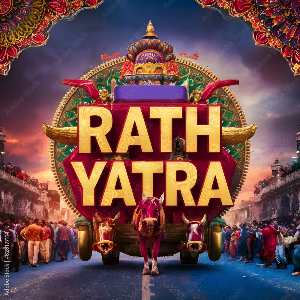 Rath Yatra Festival of Typography Rath Yatra or Ratha Yatra the annual ...