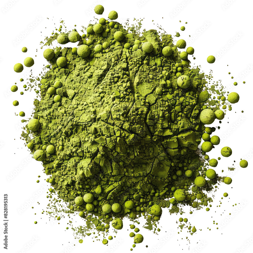 transparent heap of green matcha tea powder png, png, png, png, png ...
