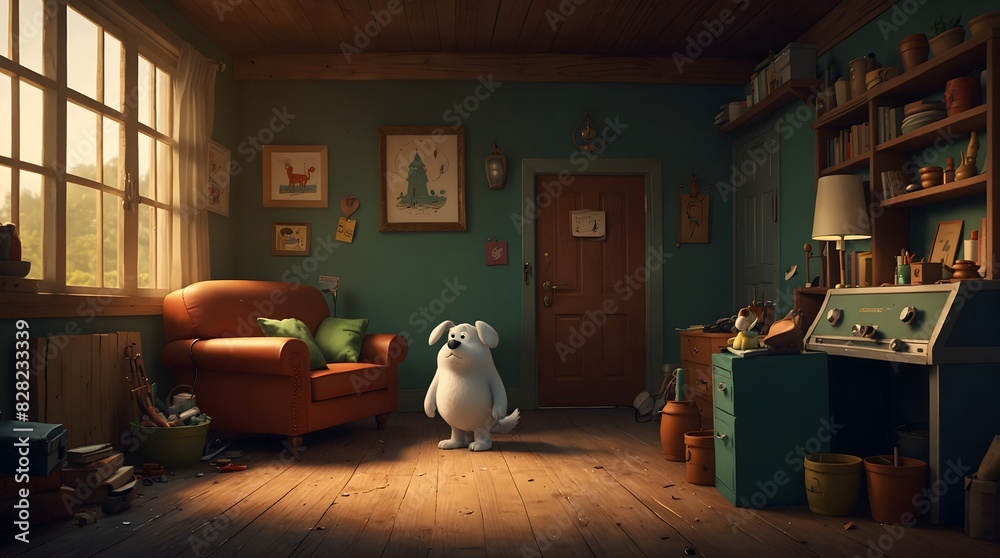 A cartoon universe where inanimate objects come to life and embark on ...