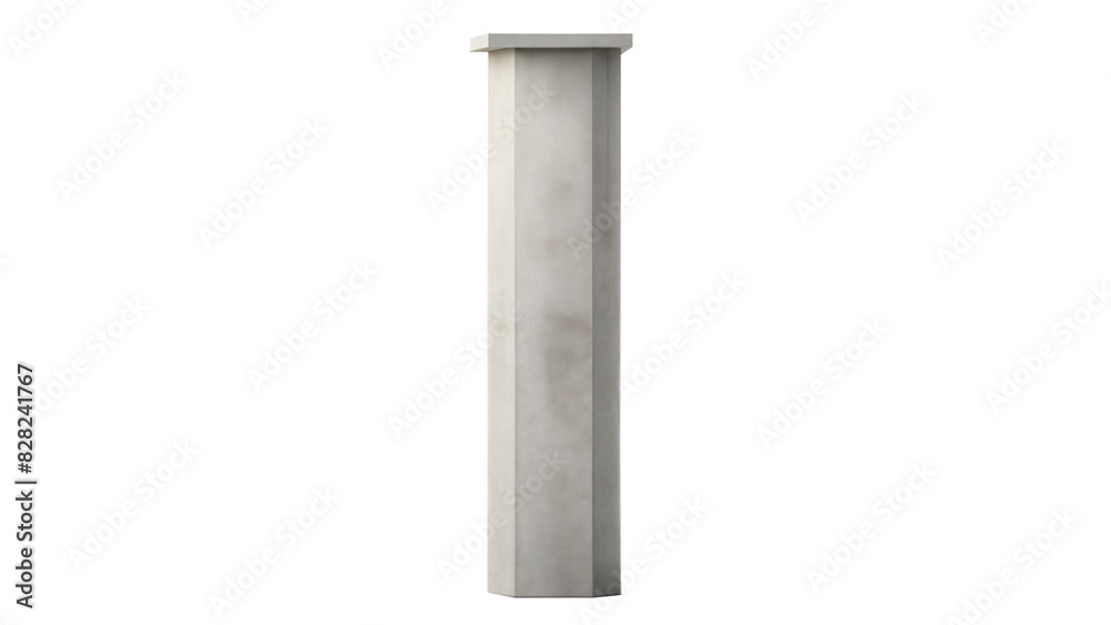 Concrete Column – Tall and Slim: A tall and slim concrete column ...