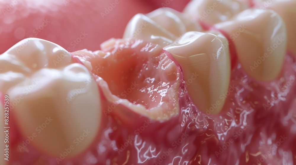 标题（英文）： Imperfect Beauty: Close-Up Dental Cavity in Perfect Teeth. 4K ...