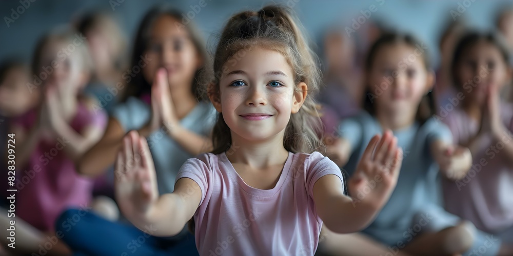 Students energetically practicing vowel sounds in class to improve ...