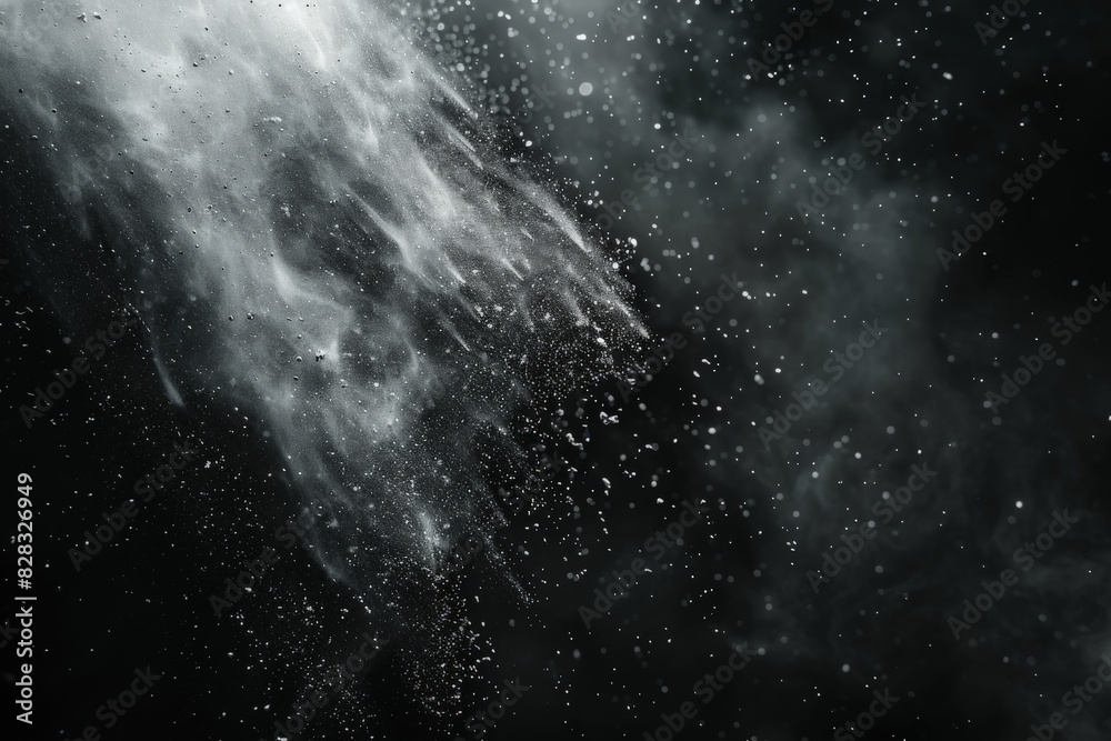 Dust Particles Flying in the Air. Can be used as Overlay with a ...