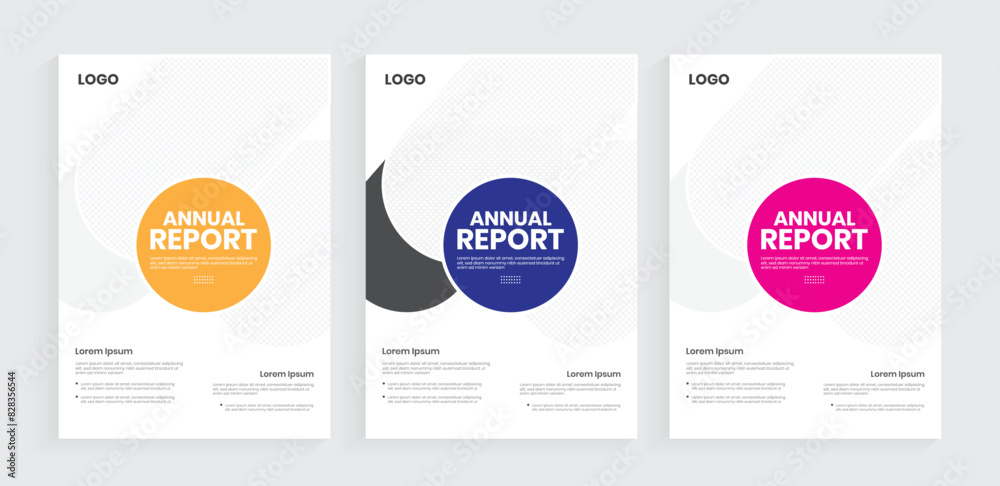 Corporate identity book cover, business vector flier, brochure cover ...