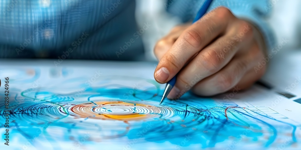 Scientists analyze weather charts to predict climate trends and study ...