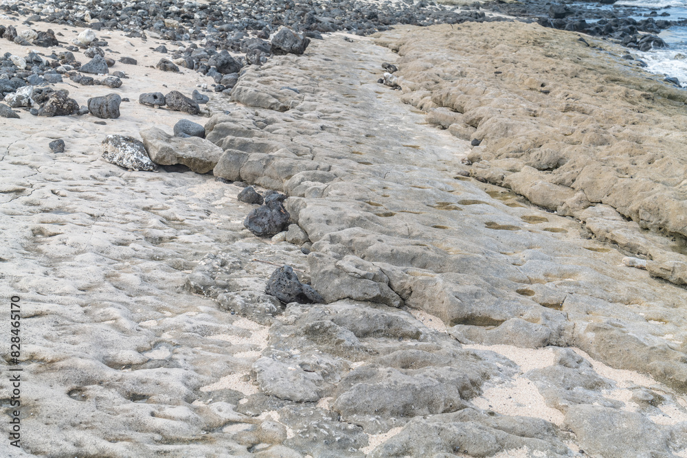 Basalt. Beachrock is a friable to well-cemented sedimentary rock that ...