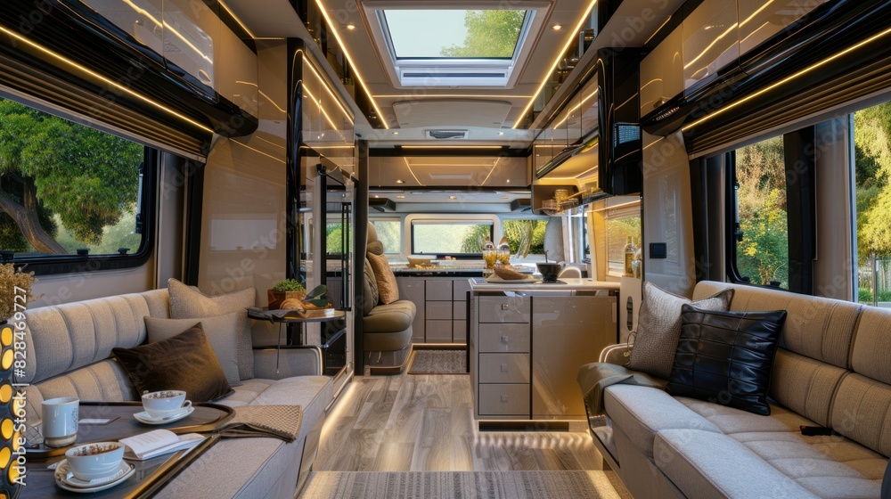 A luxury campervan that offers the ultimate mobile living experience ...