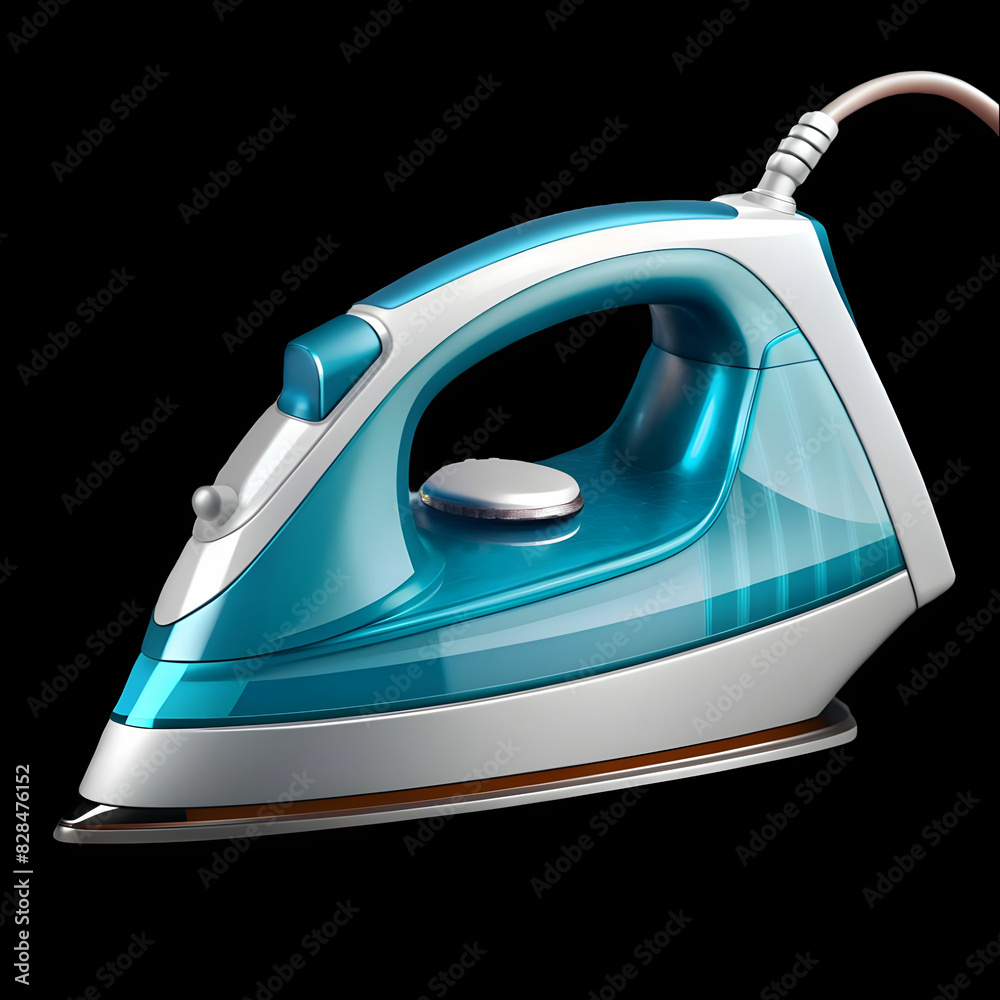 clothes iron isolated on transparent background. iron isolated on ...