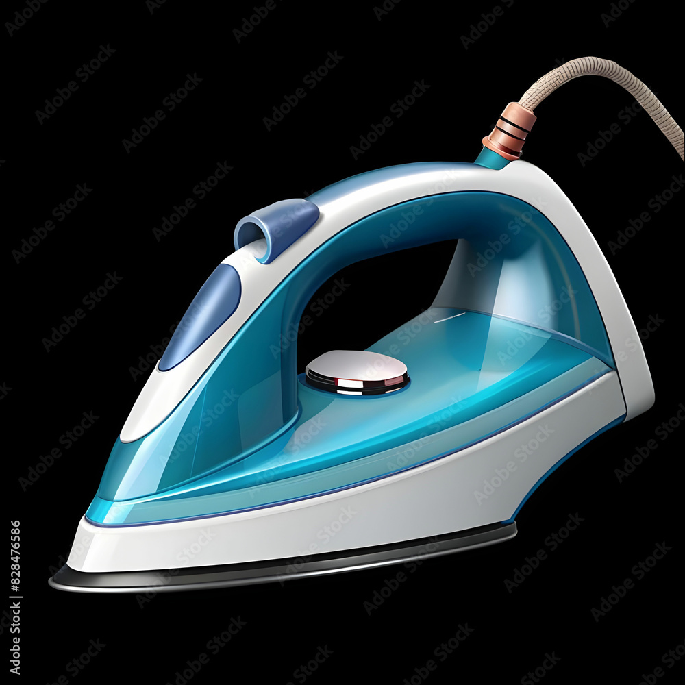 clothes iron isolated on transparent background. iron isolated on ...