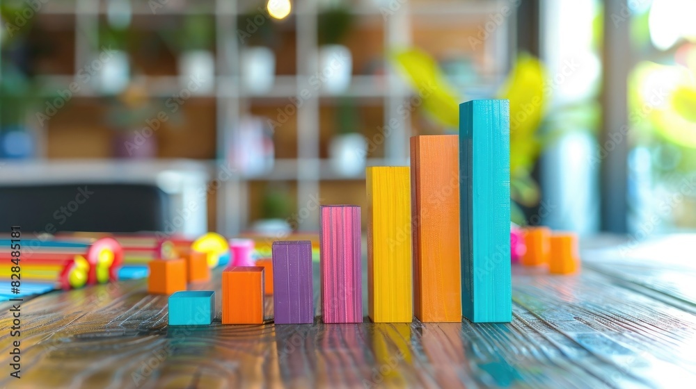 Foto de A bar graph comparing the customer satisfaction levels of ...