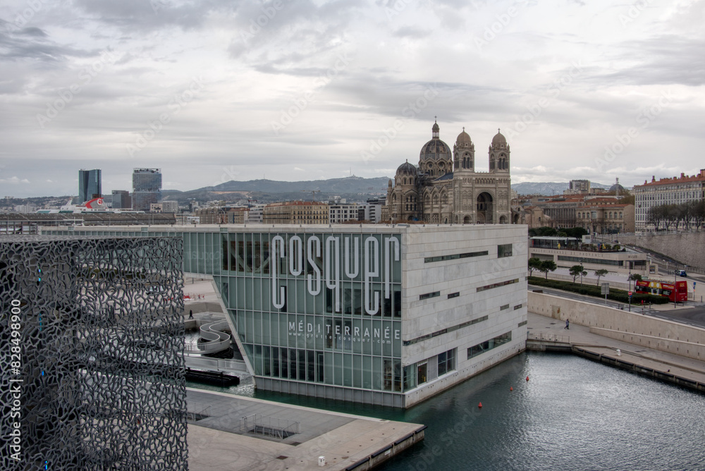 Marseille, France - March 25, 2024: Cosquer Méditerranée is a ...