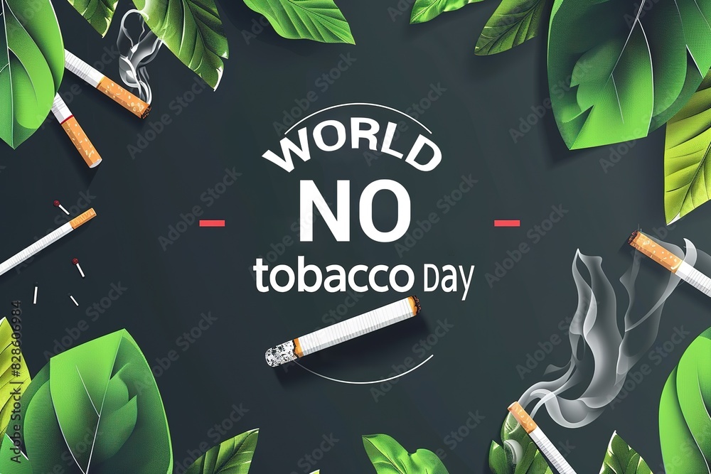 World No Tobacco Day infographic background design.World No Smoking Day ...