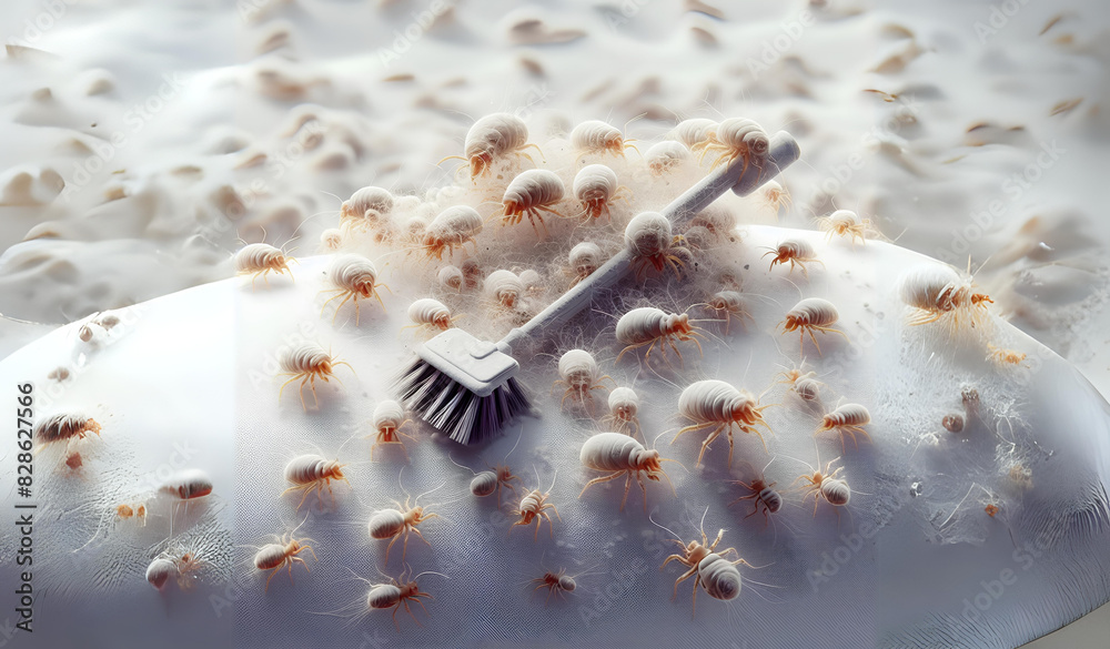 Dust mites are caused by dirt and not cleaning. causing itchy skin ...