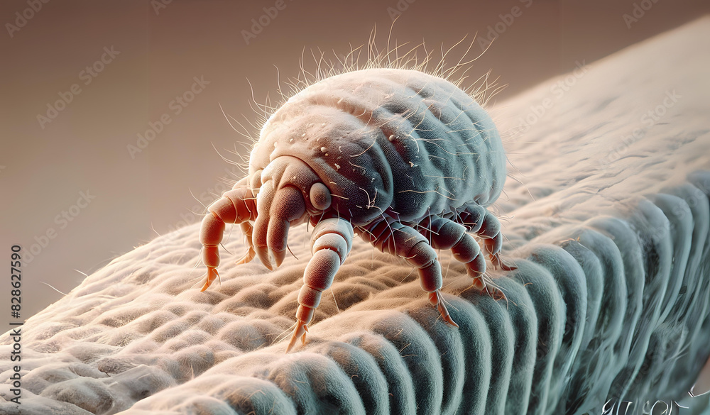 Dust mites are caused by dirt and not cleaning. causing itchy skin ...