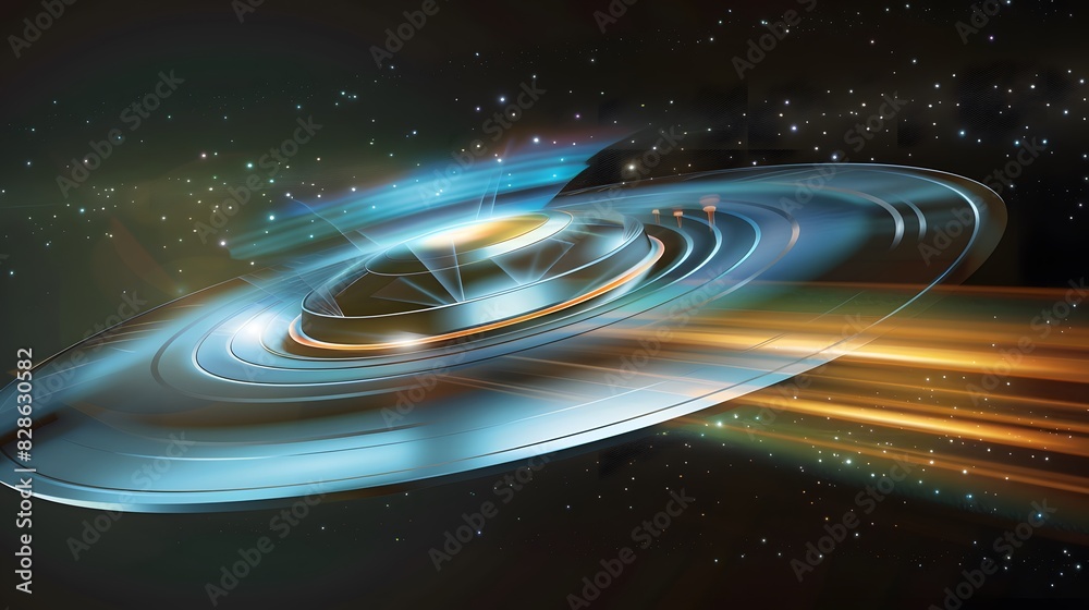 Diagram of an alien propulsion system, explaining how it allows for ...