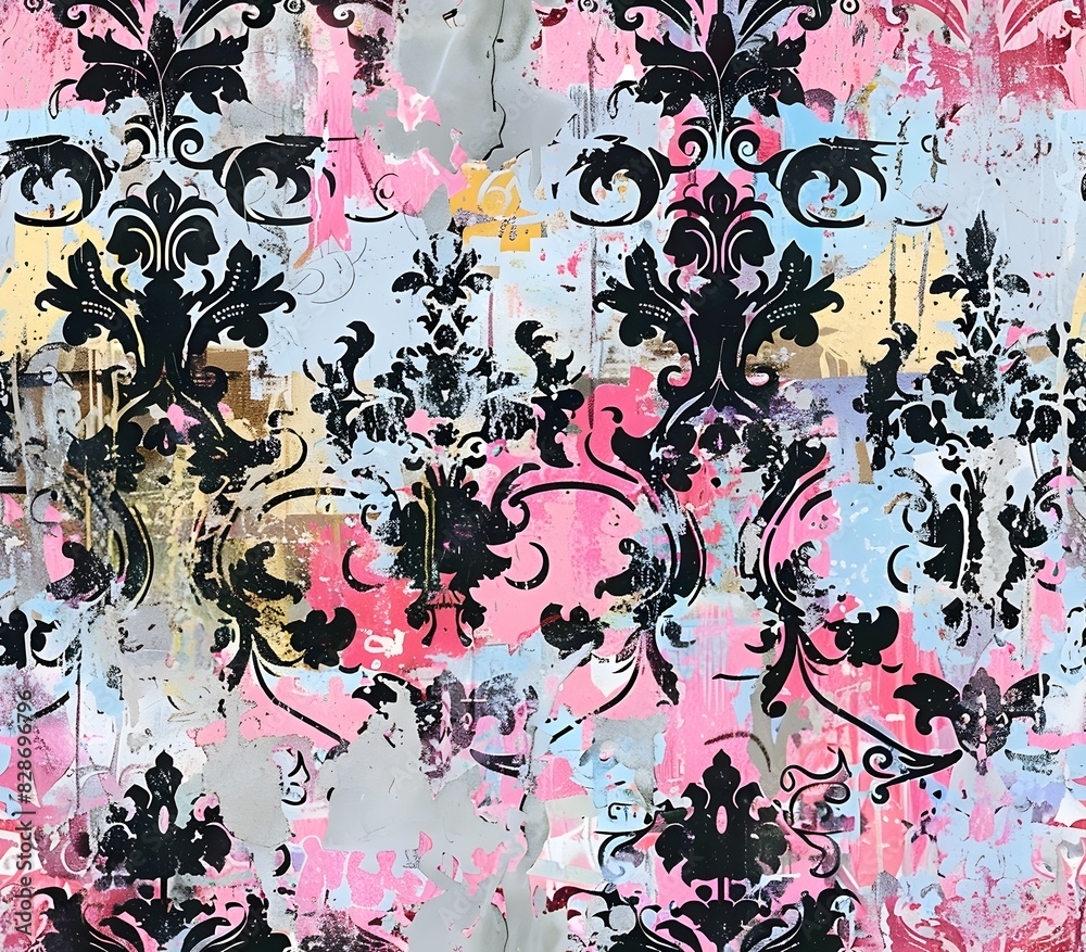 Captivating Fusion of Baroque Opulence and Urban Grit A Seamless ...