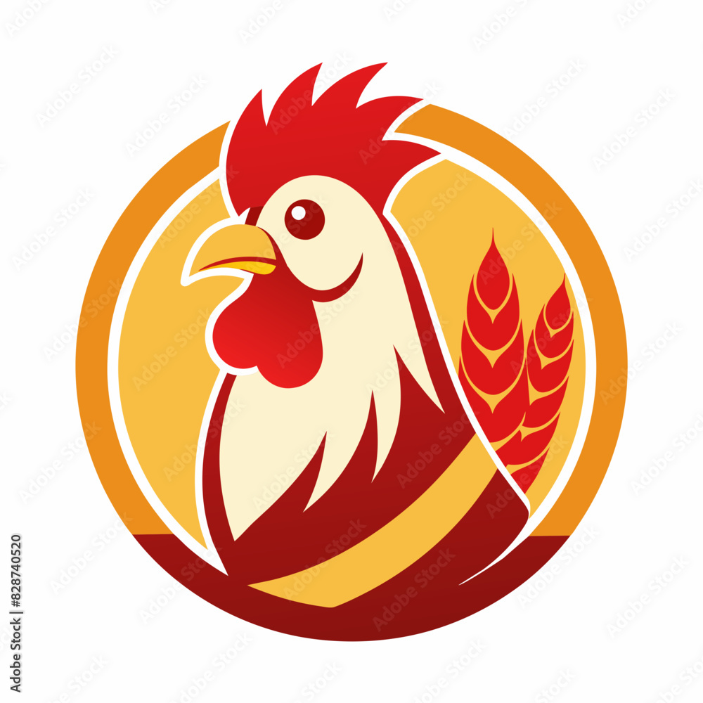 Chicken Logo icon design concept. good for rooster restaurant and ...