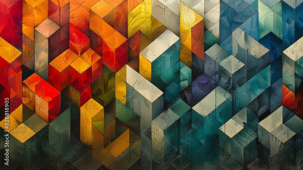 Design intricate geometric art featuring tessellation patterns ...