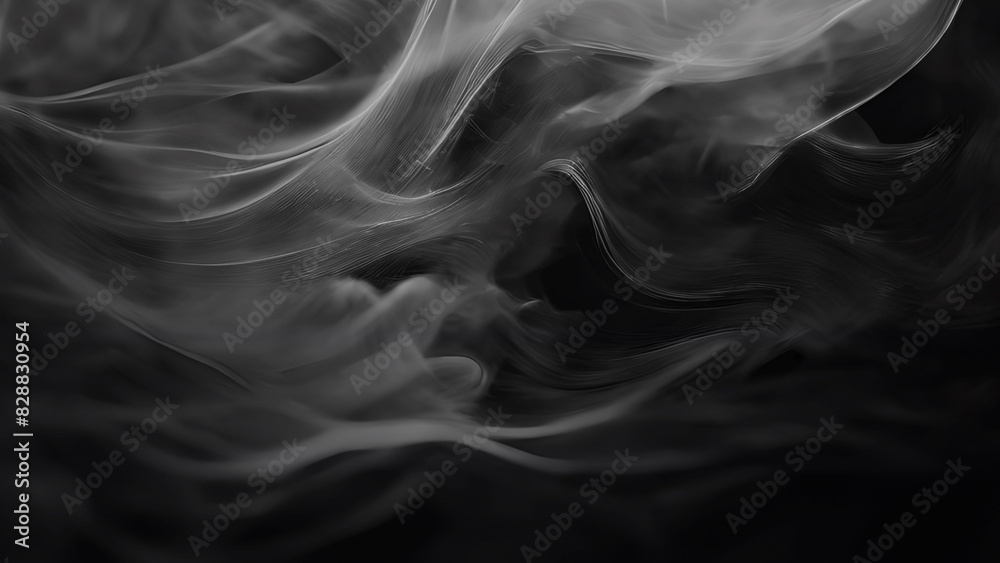 Black Background with Ash Smoke. Dark Background Screen Backdrop for ...