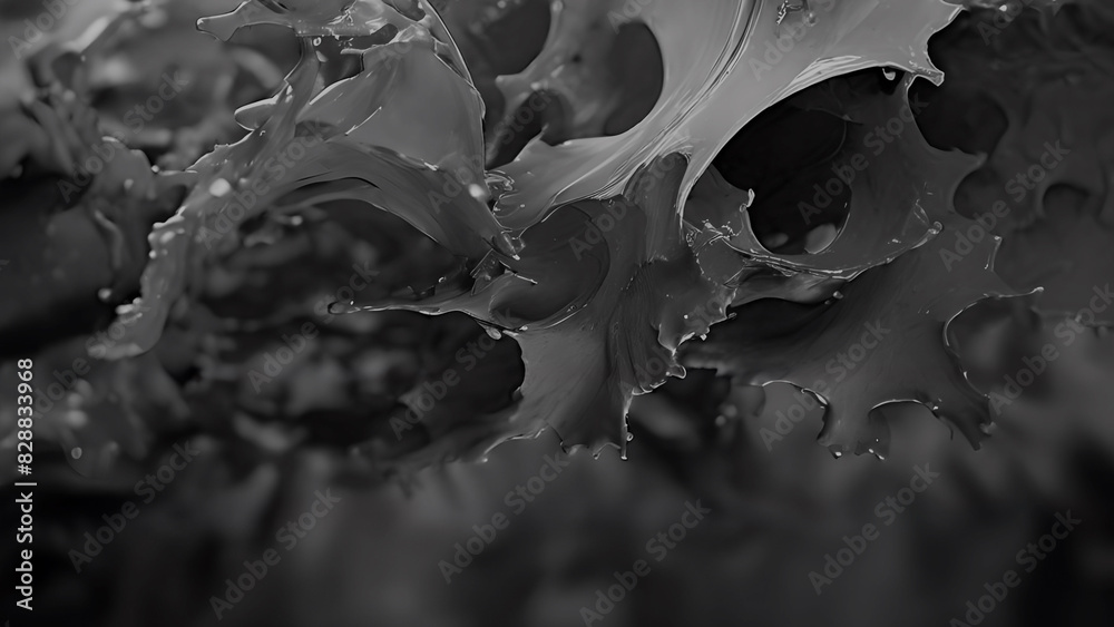 Black abstract design. modern and sophisticated visual art form that ...