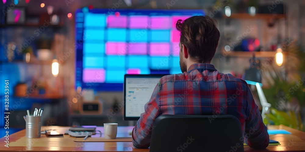 Agile project management with kanban or scrum boards for visual ...