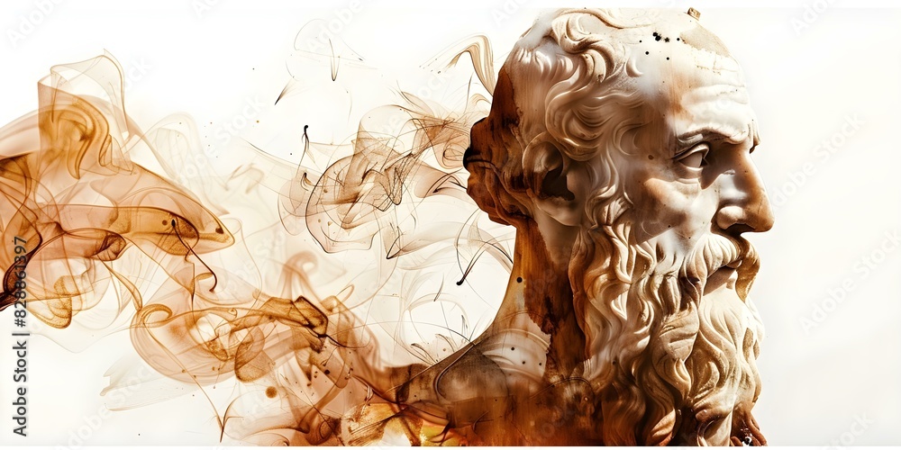 Ilustração do Stock: Watercolor clipart of an ancient Greek or Roman ...