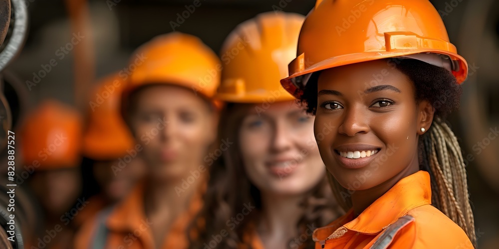 Foto de Empowering Female Plumbers Through Diversity and Unity. Concept ...