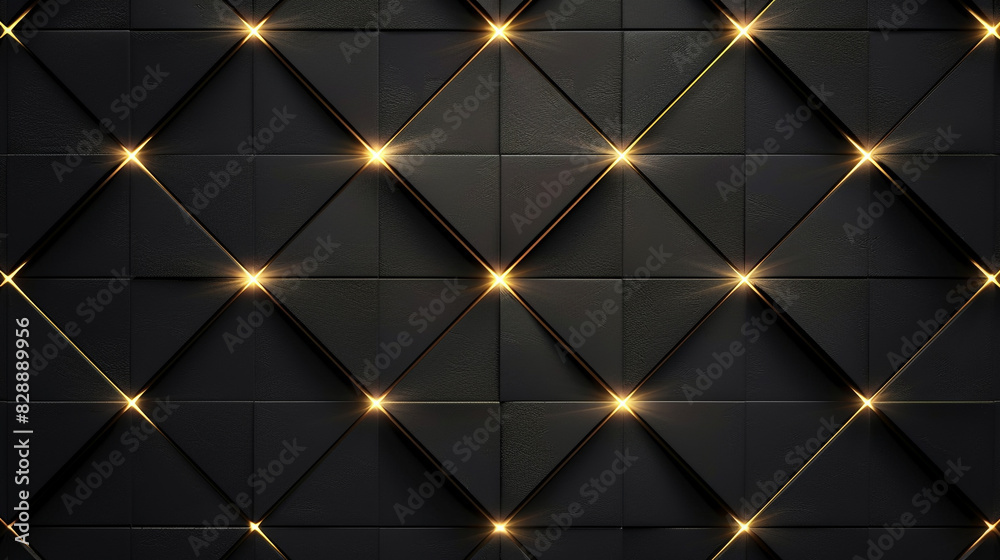 Gold black luxury background metal square pattern. black background ...