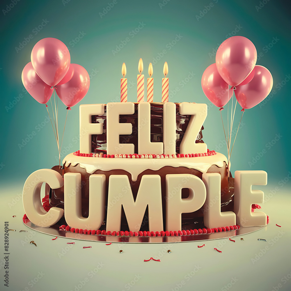 Feliz cumple and Feliz cumpleaños sign means Happy Birthday in Spanish ...