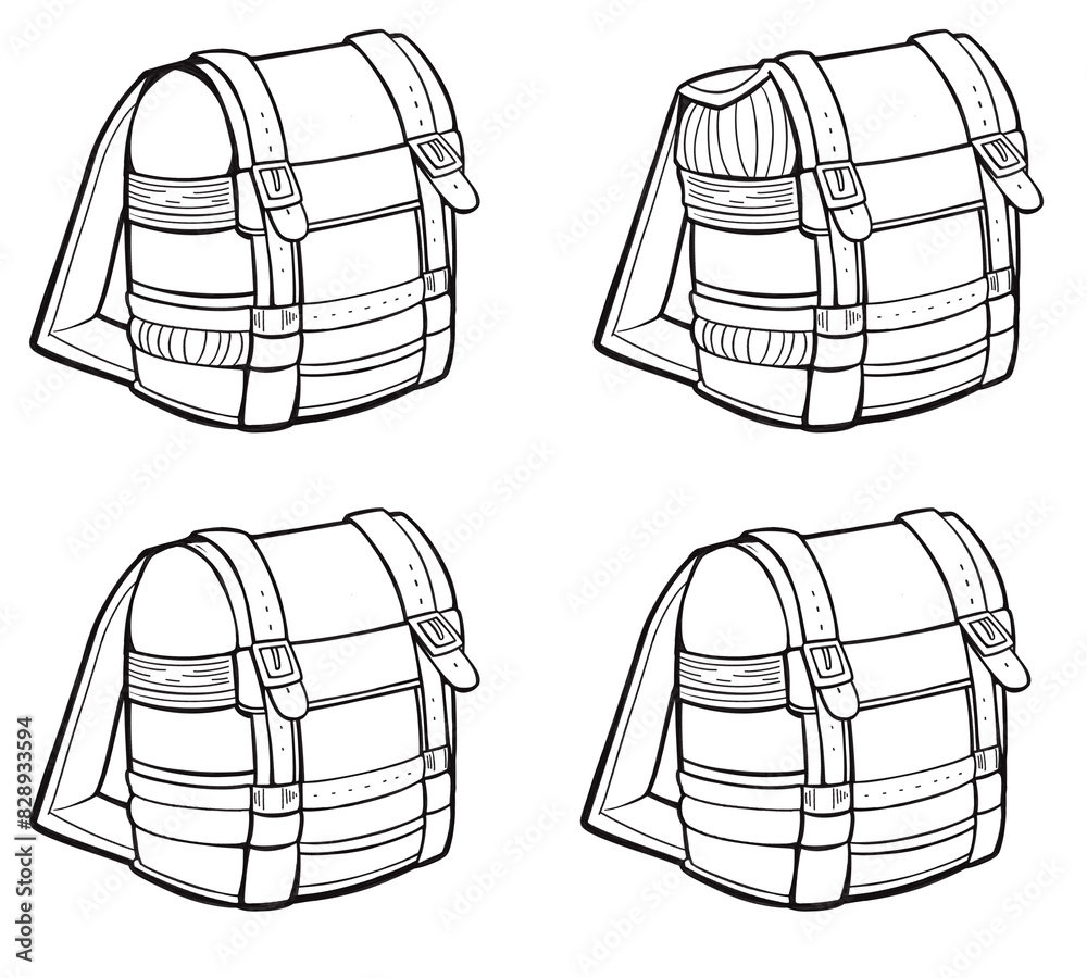 Line drawing backpack clip art game object children coloring thick thin ... Line drawing backpack clip art game object children coloring thick thin ...