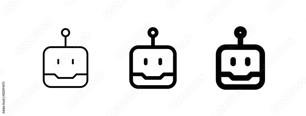 Editable robot head vector icon. Part of a big icon set family. Perfect ...