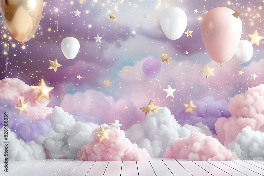 Pastel Dreamy Digital Backdrop for Studio Photography, Cake Smash ...