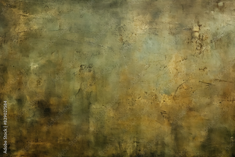 Background with rough texture of grunge dark green olive concrete wall ...