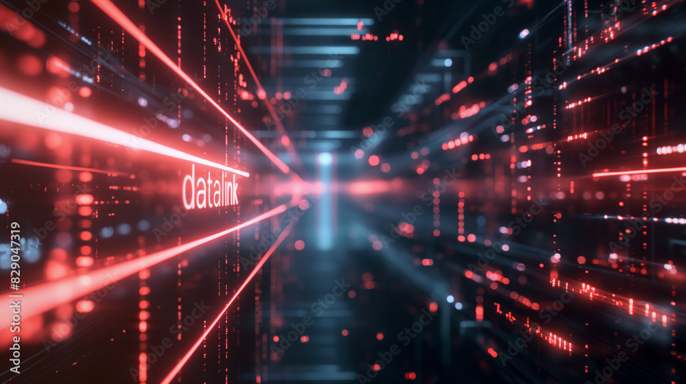 Data transmission channel, bright background. Fashionable background ...