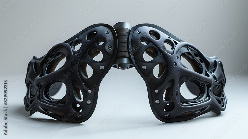 Front view mockup image white background of a spinal brace Stock ...