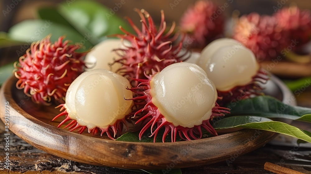 Rambutan - Similar to lychee, rambutan has a sweet, juicy flavor and a ...