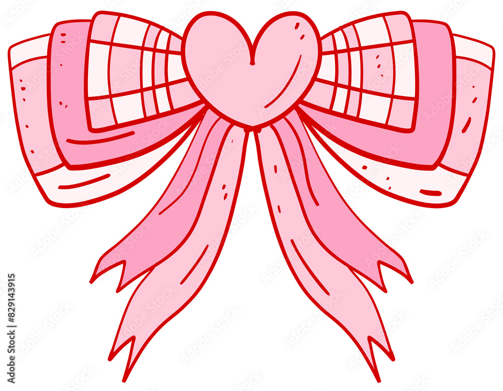 Bow coquette clipart, cute, y2k, coquette aesthetic, bows clipart ...