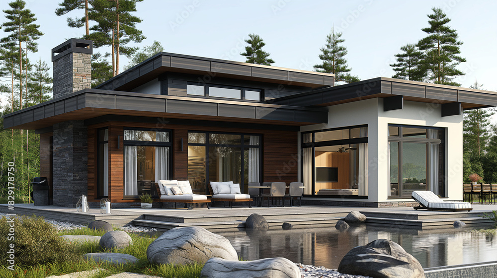 house plans russian style, in the style of hybrid of contemporary and ...