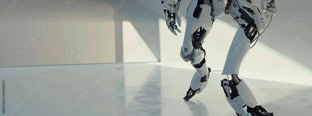Explore the elegant dance of Robotics advancements in a minimalist ...