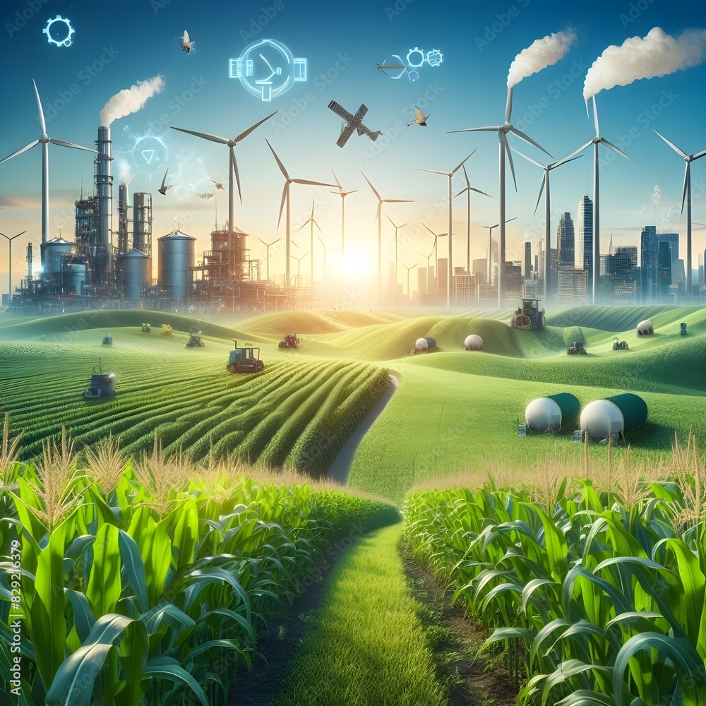 It represents decarbonization and sustainable fuels. Sustainable ...