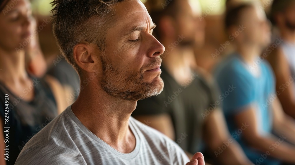 Rejuvenating Wellness Retreat - Young Adults Practicing Breathing ...