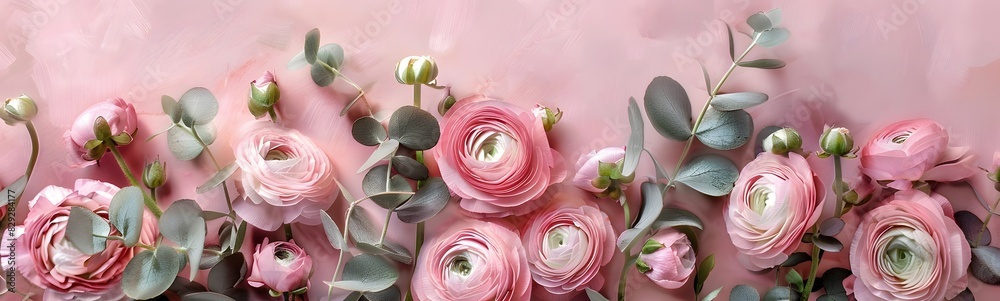 Nature of pink flower in garden using as cover page background natural ...