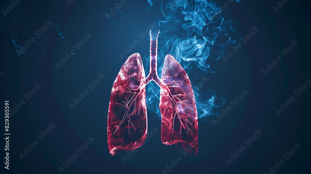 A smokers lungs are spoiled sick from the tobacco smoke of cigarettes ...