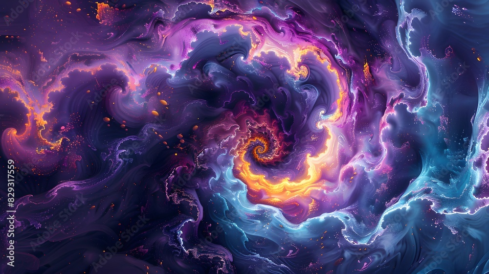 image with a mesmerizing 3D effect that creates the illusion of depth ...