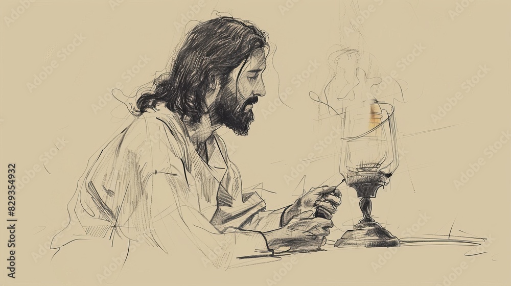 Biblical Illustration: The Light of the World, Jesus Teaching About ...
