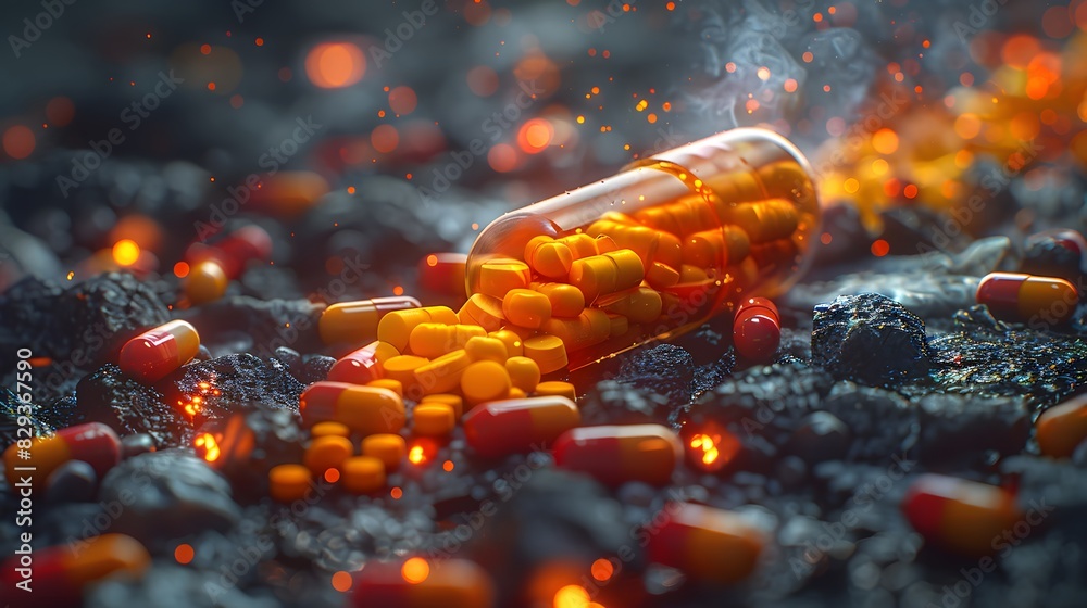 An infographic showing the health risks and social impacts of drug ...